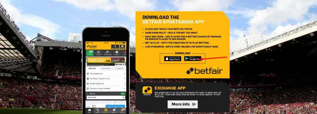 Betfair Sportsbook App de una de las mejores compañías de apuestas